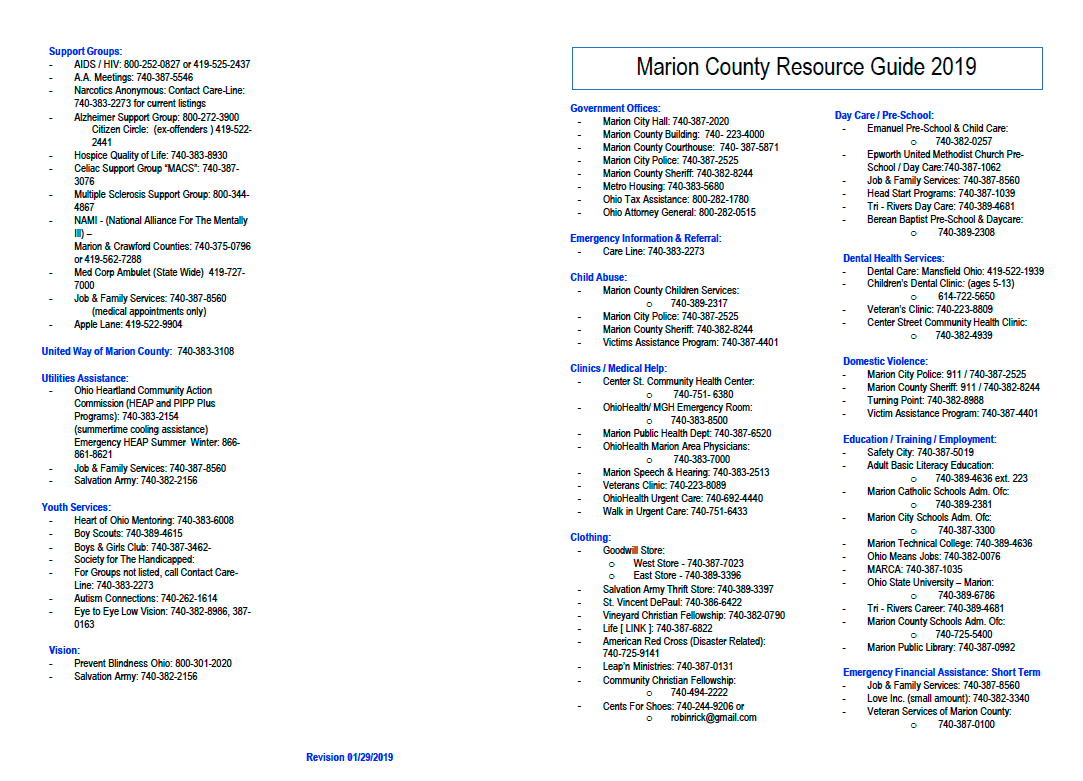 Community Resources